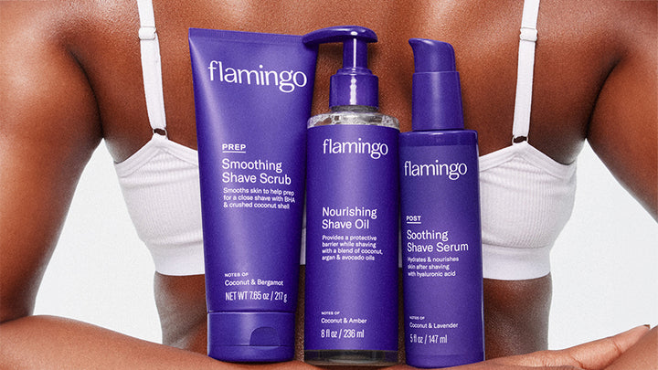 5-Blade Razor for Smooth, Comfortable Shaving | Flamingo
