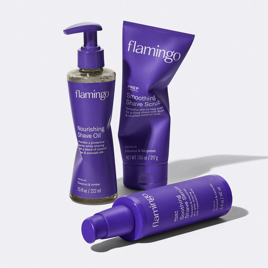 Glow Shave Collection – Flamingo
